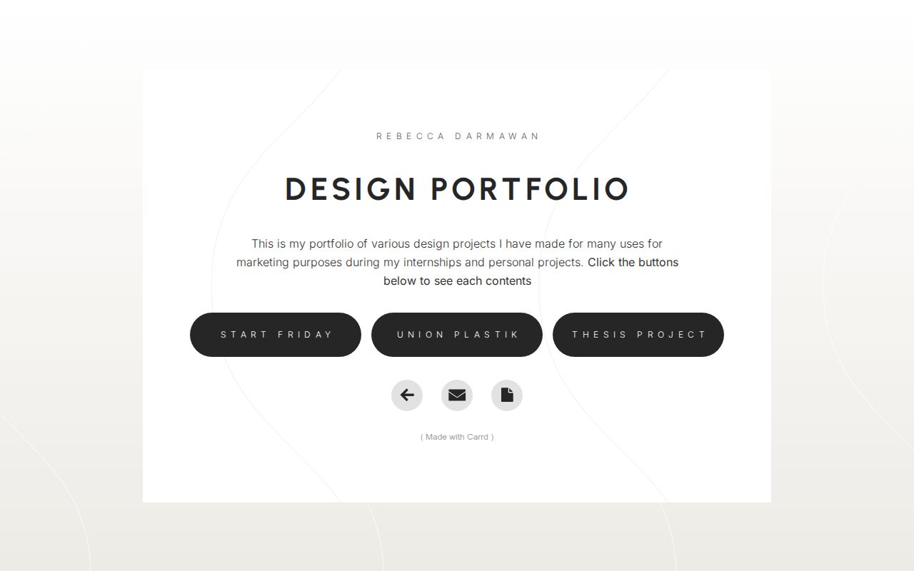 Rebecca's Design Portfolio